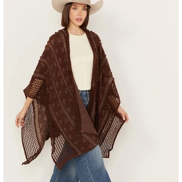 Shyanne | Other | Shyanne Brown Textured Knit Throw | Poshmark